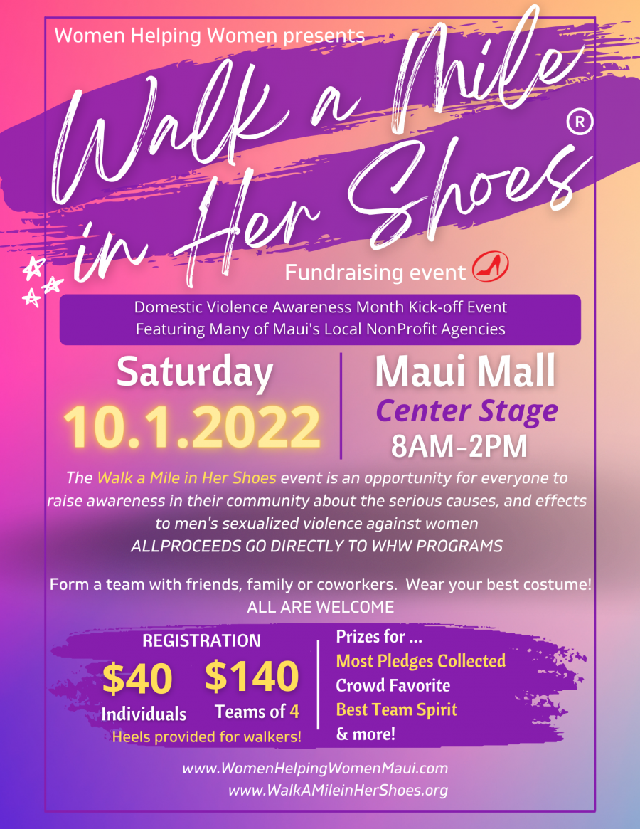 Walk A Mile In Her Shoes – Women Helping Women