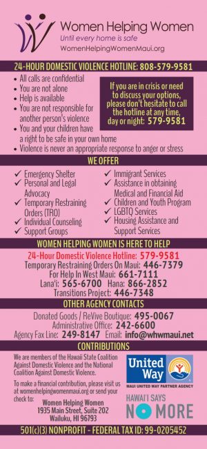 Brochure – Women Helping Women